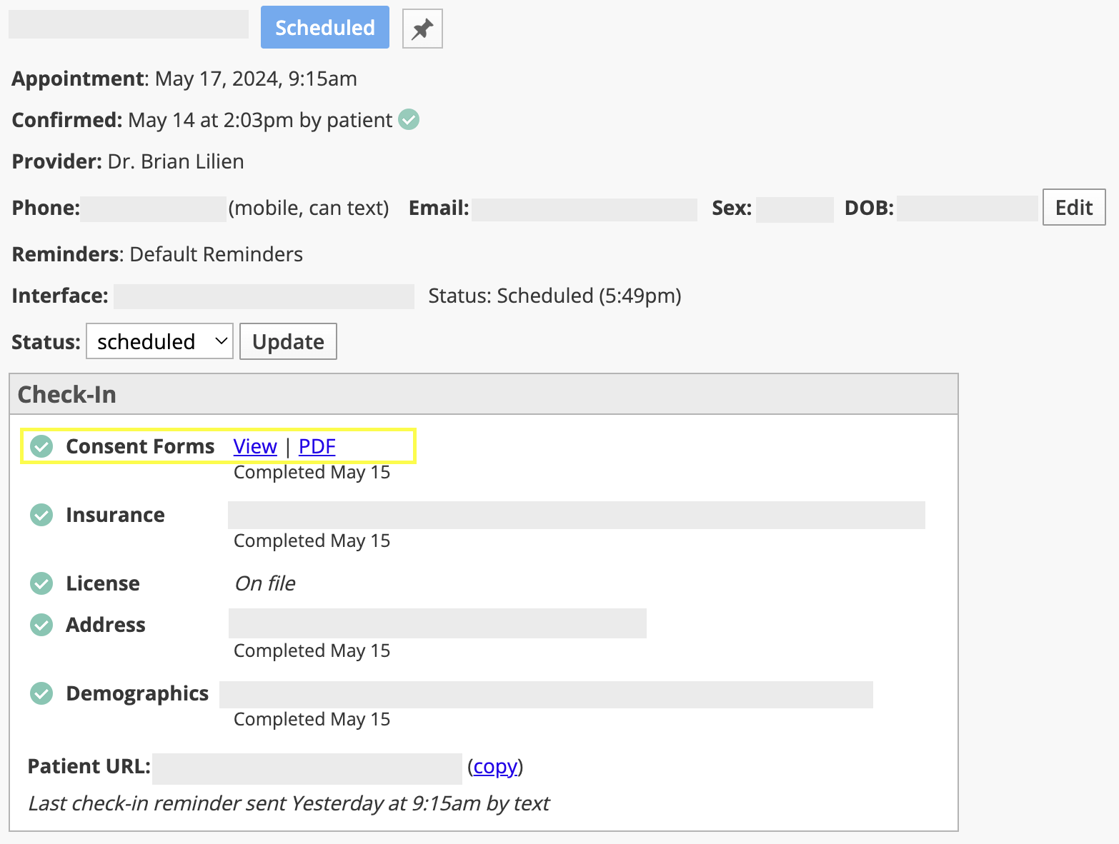How to download consent forms from NextPatient
