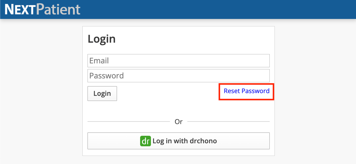 How to log into your NextPatient account for the first time