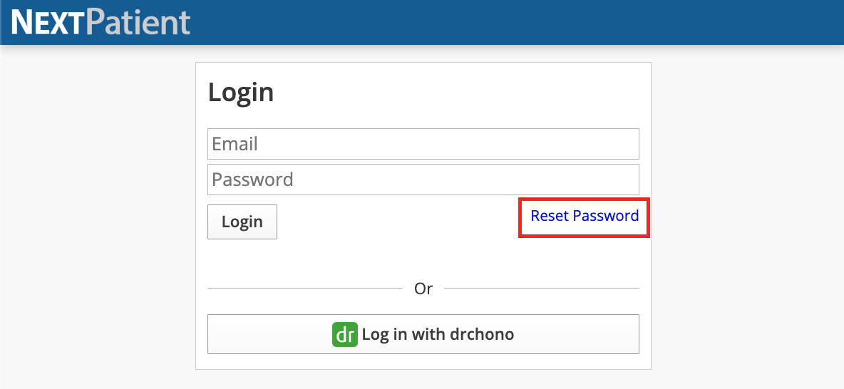 How to log into your NextPatient account for the first time