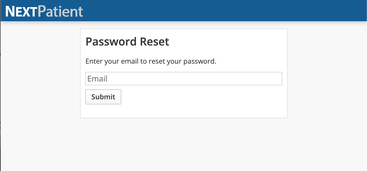 How to log into your NextPatient account for the first time