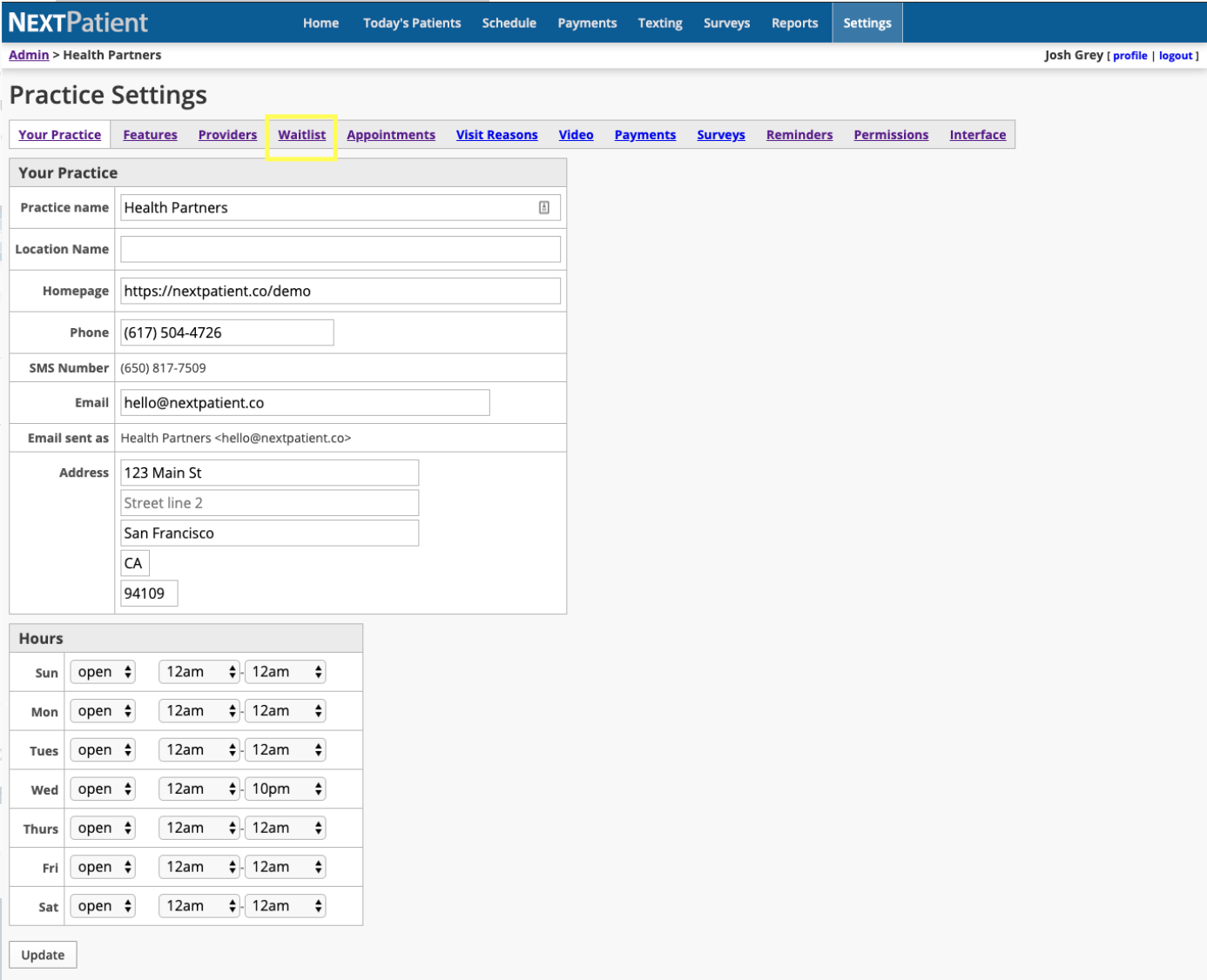 How do I manage the urgent care/waitlist queue?
