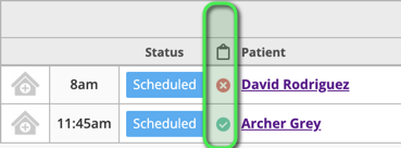 Patient pre-check-in